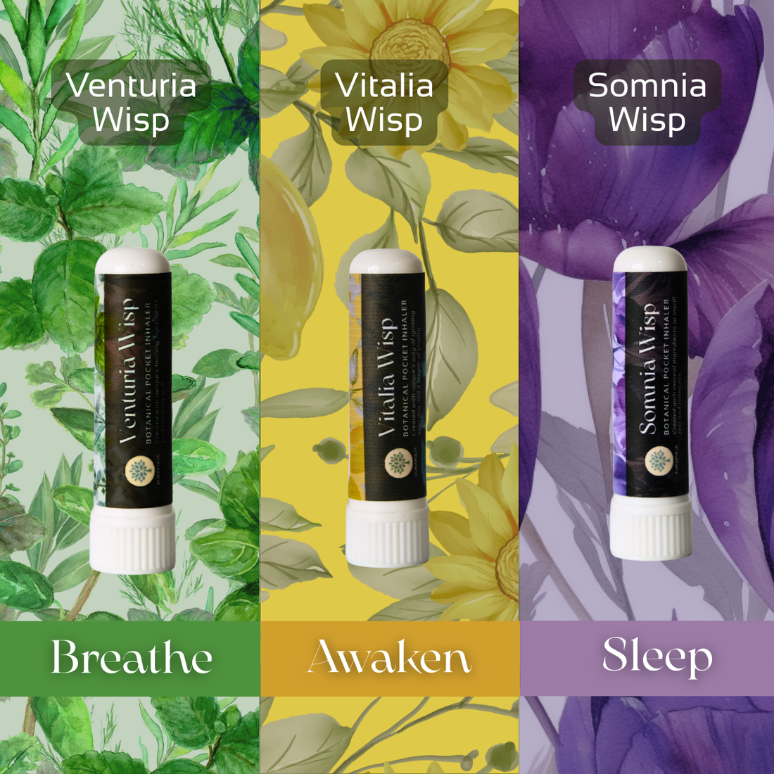 Aurafolia Botanical Pocket Inhaler – Aromatherapy Inhalers – CDL Naturals